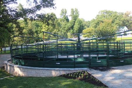 Priefert Panel Walker - 6 Horse Walker | Kiser Ranch Development